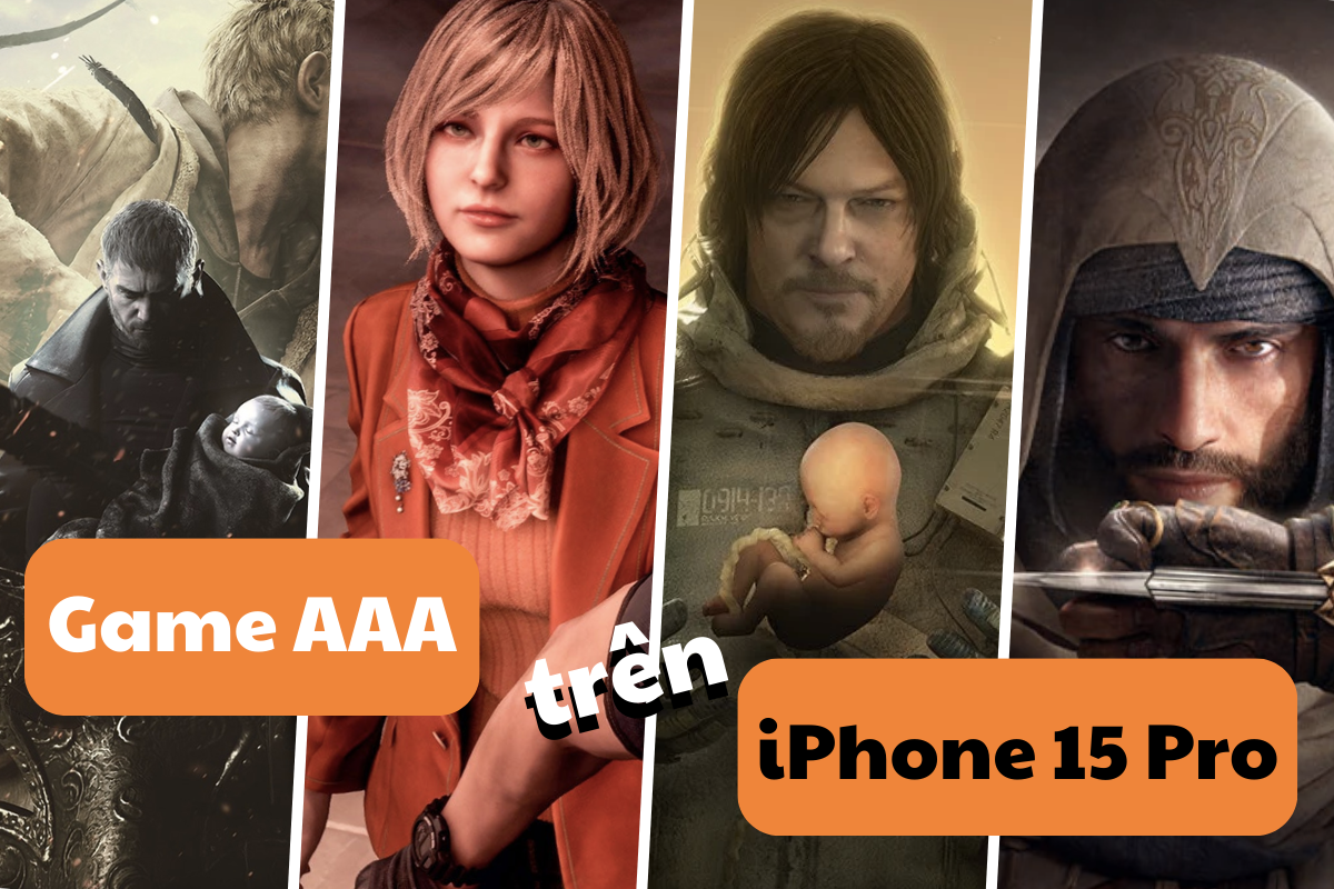 Game AAA trên iPhone 15 Pro Max trải nghiệm như console, PC