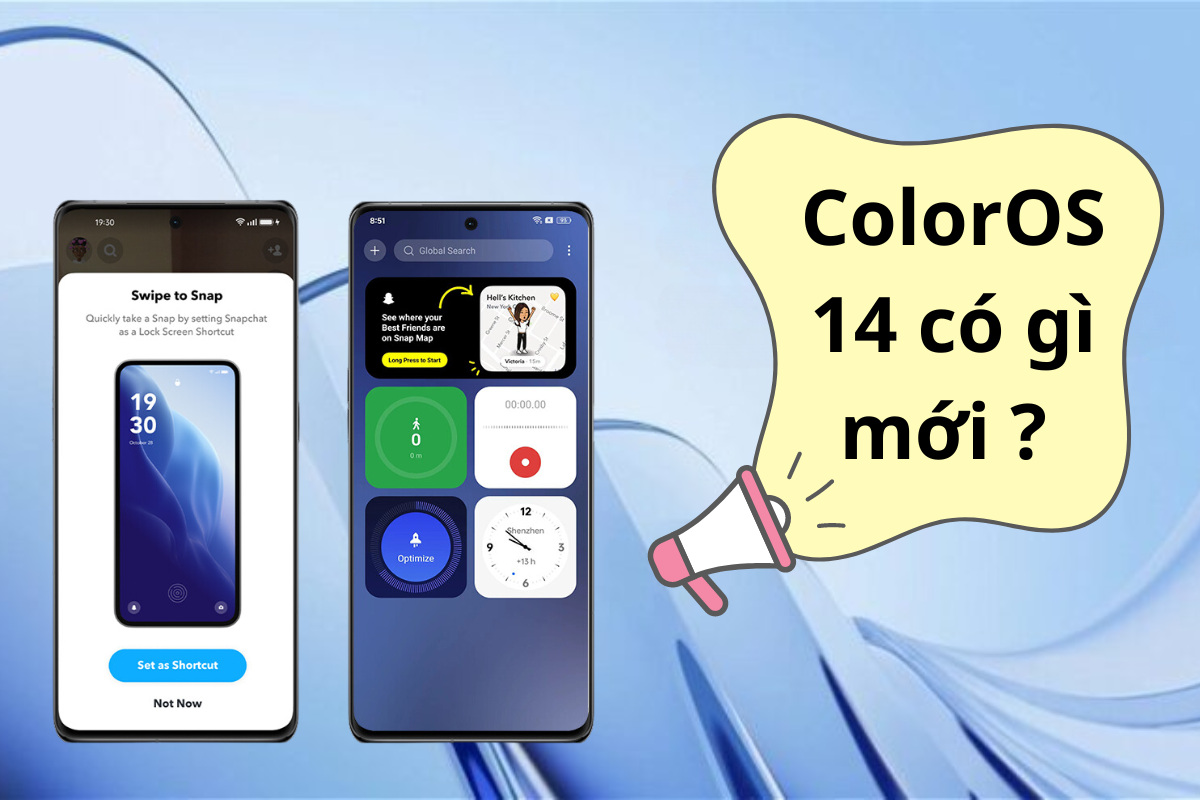 ColorOS 14 có gì mới ? Trải nghiệm đột phá từ Oppo